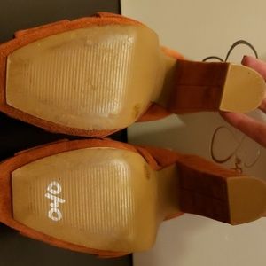 Jessica Simpson | Shoes | Rust Color Platform Sandals | Poshmark